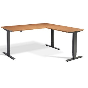 Advance Corner Sit- Stand Desk | Lundia